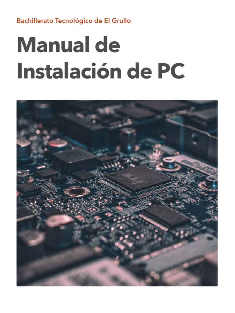 Manual de Instalación de PC - Parte 1 | PDF