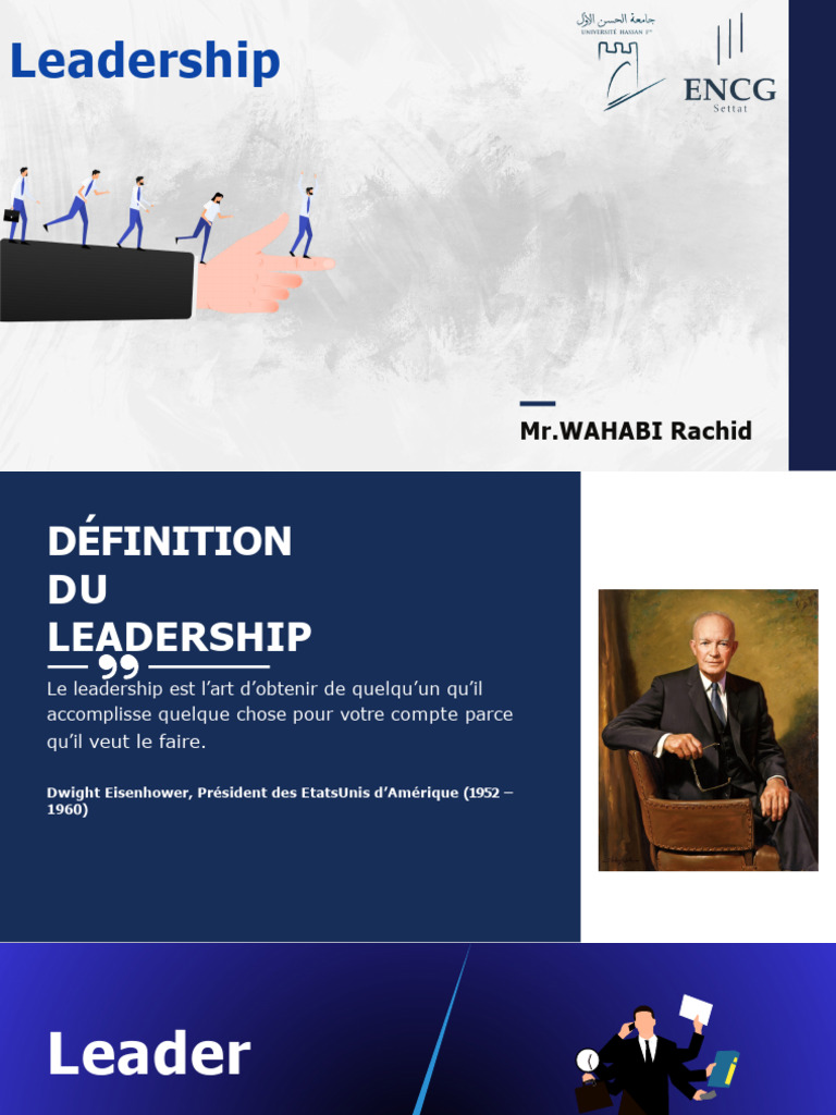 Leadership, Jour 1 Du Seminaire | PDF | Direction | Cognition