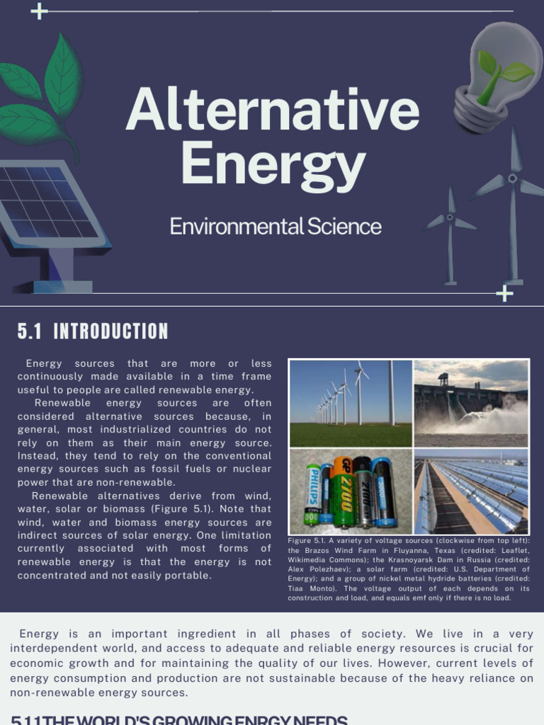 Understanding Renewable Energy Sources | PDF | Solar Energy | Biofuel