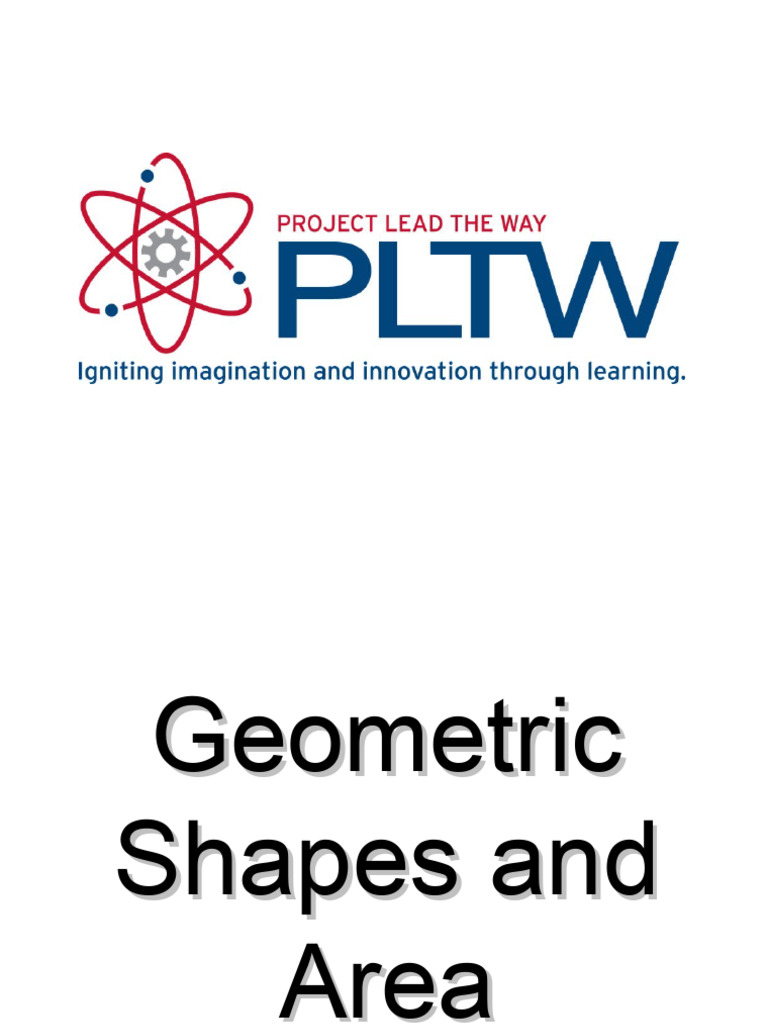 Geometric Shape | PDF | Area | Circle
