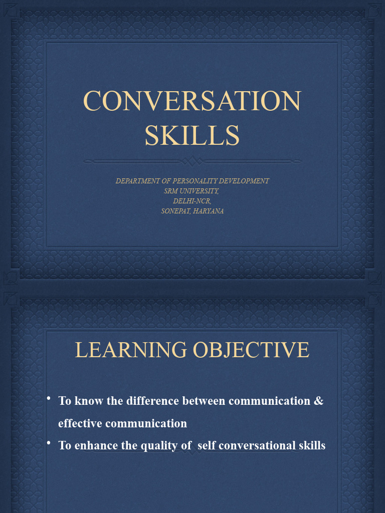 Effective Communication Skills | PDF
