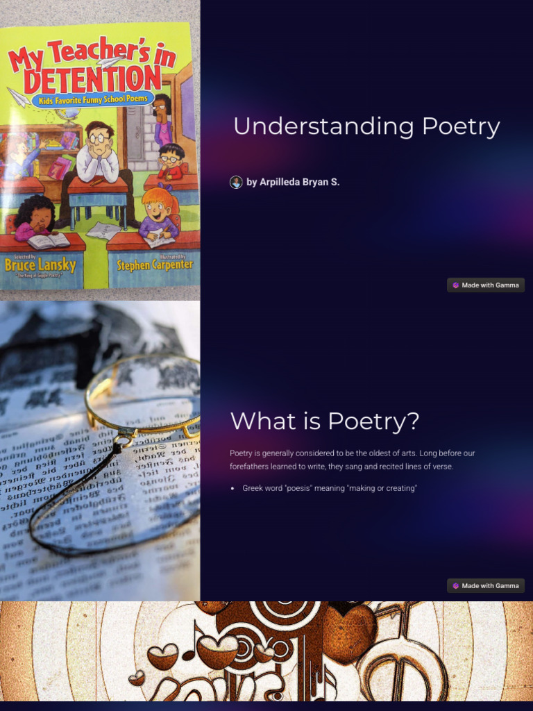Understanding Poetry and Poesis | PDF