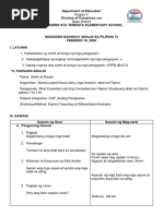 Detailed Lesson Plan in Filipino 6 (Sanhi at Bunga) | PDF