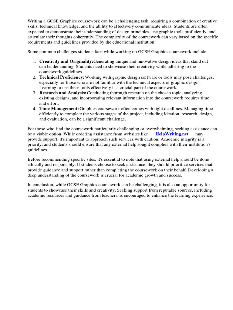 Gcse Graphics Coursework 2011 | PDF | Teachers | Graphic Design