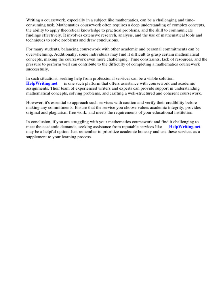 Mathematics Coursework 2017 | PDF | Mathematics | Statistics