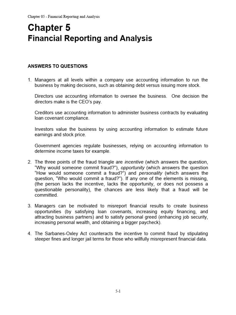 Chapter 5 | PDF | Revenue | Equity (Finance)