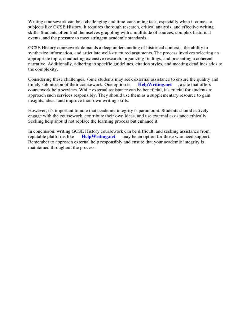 Gcse History Coursework Help | PDF | Nazi Germany | Prohibition