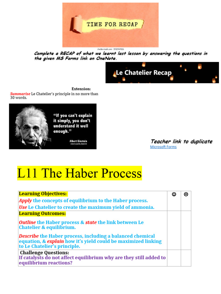 L11 Haber Process | PDF | Fertilizer | Phosphate