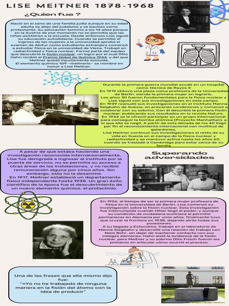 Lise Meitner | PDF | Ciencias fisicas | Física nuclear