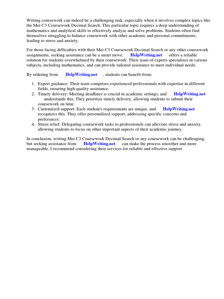 Mei c3 Coursework Decimal Search | PDF | Numerical Analysis | Mathematics