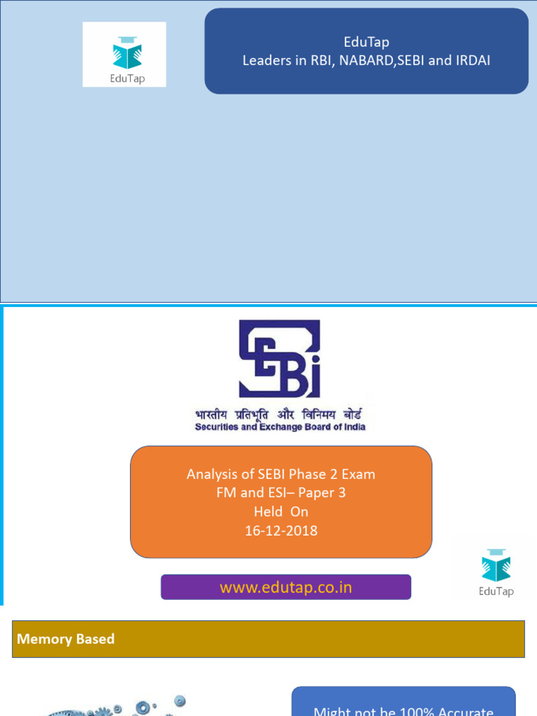 Analysis FM and ESI - Phase 2 - 2020 | PDF | Leadership | Reserve Bank Of India