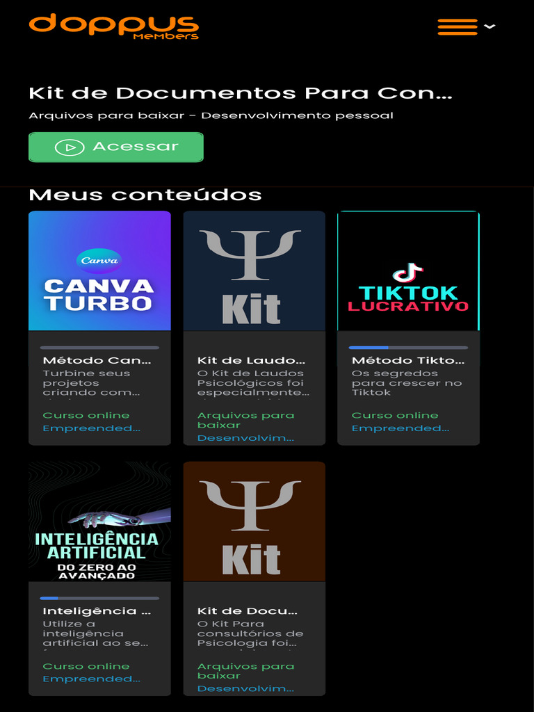 Meus Conteúdos Doppus Members | PDF