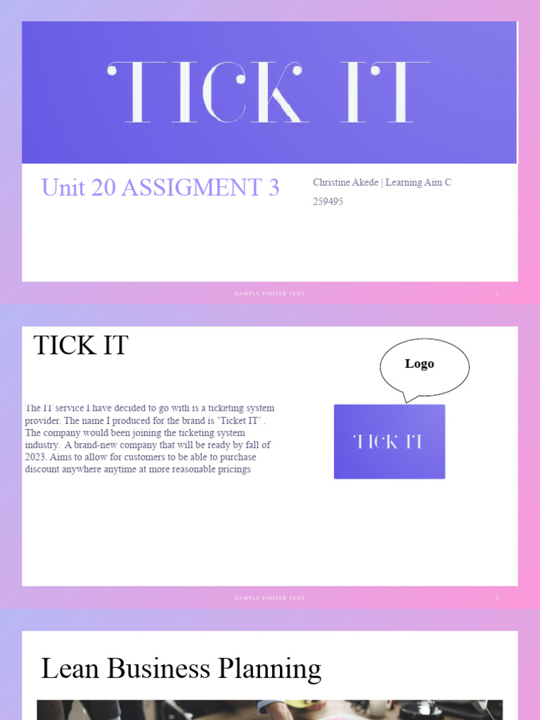Unit 20 Enterprise In It Assignment 2 Part 2 Pdf
