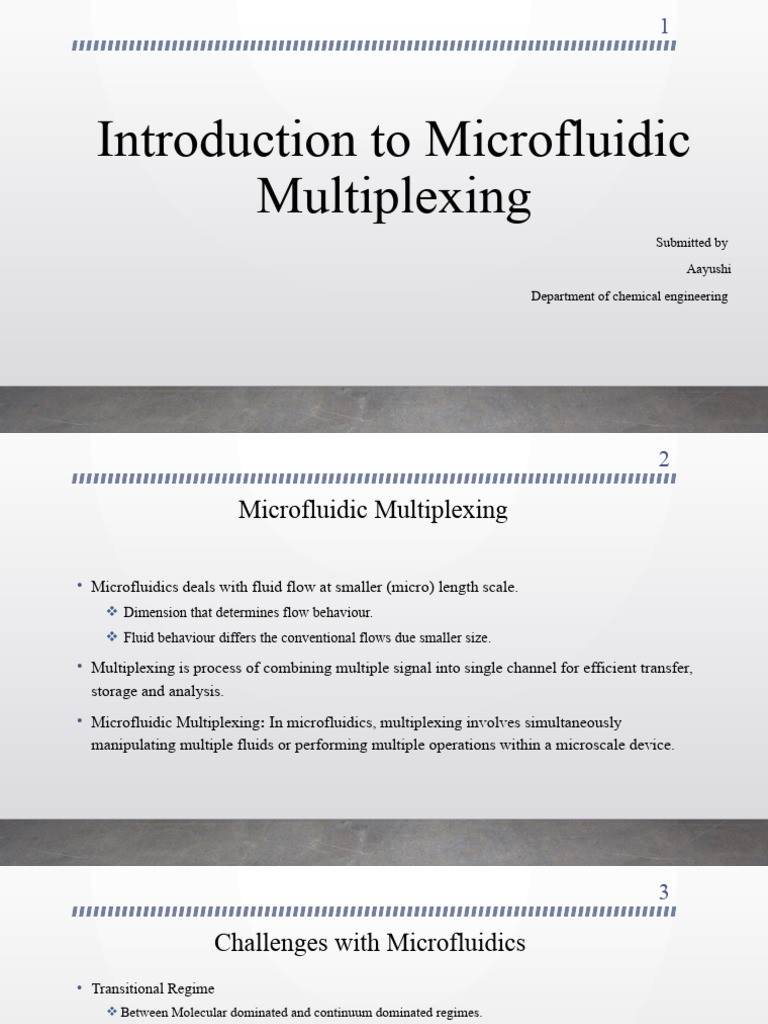 Multiplex 2 | PDF | Microfluidics | Applied And Interdisciplinary Physics