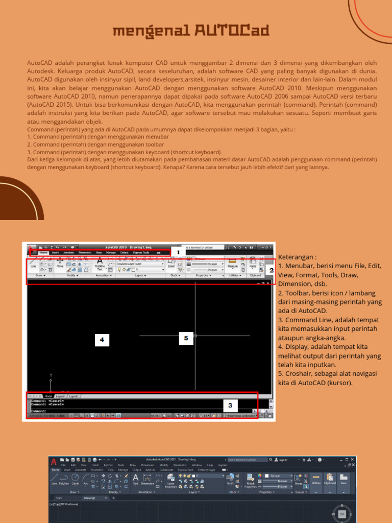 Pengenalan Dasar AutoCAD 2D dan 3D | PDF