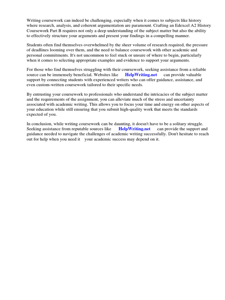 Edexcel A2 History Coursework Part B Examples | PDF | Facebook | Linked In Edexcel A2 History Coursework Part B Examples | PDF | Facebook | Linked In