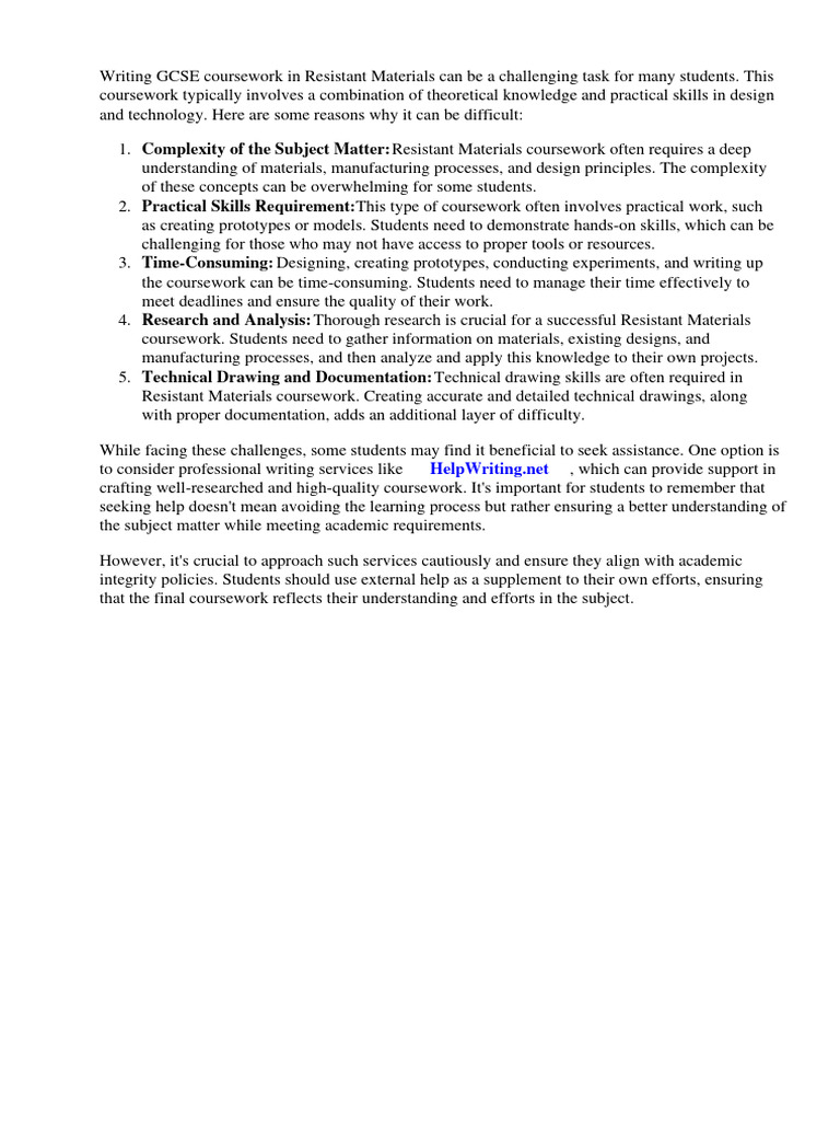 Gcse Coursework Resistant Materials | Download Free PDF | Screw | Steel