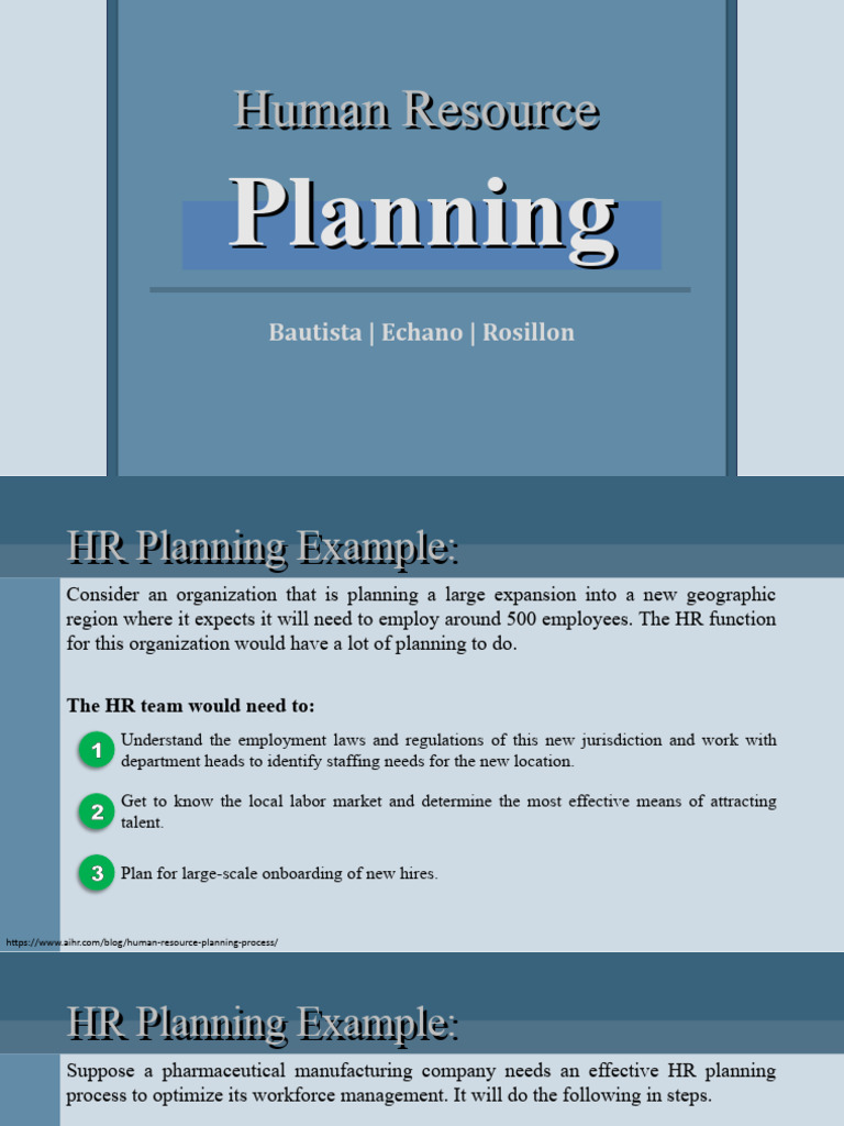 Human Resource Planning | PDF | Human Resource Management | Employee Retention