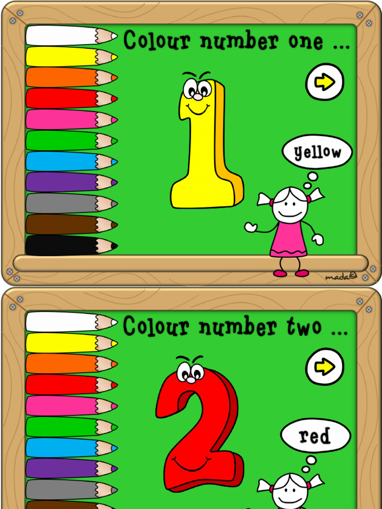Colours and Numbers With Sound Fun Activities Games Games - 94947 | PDF