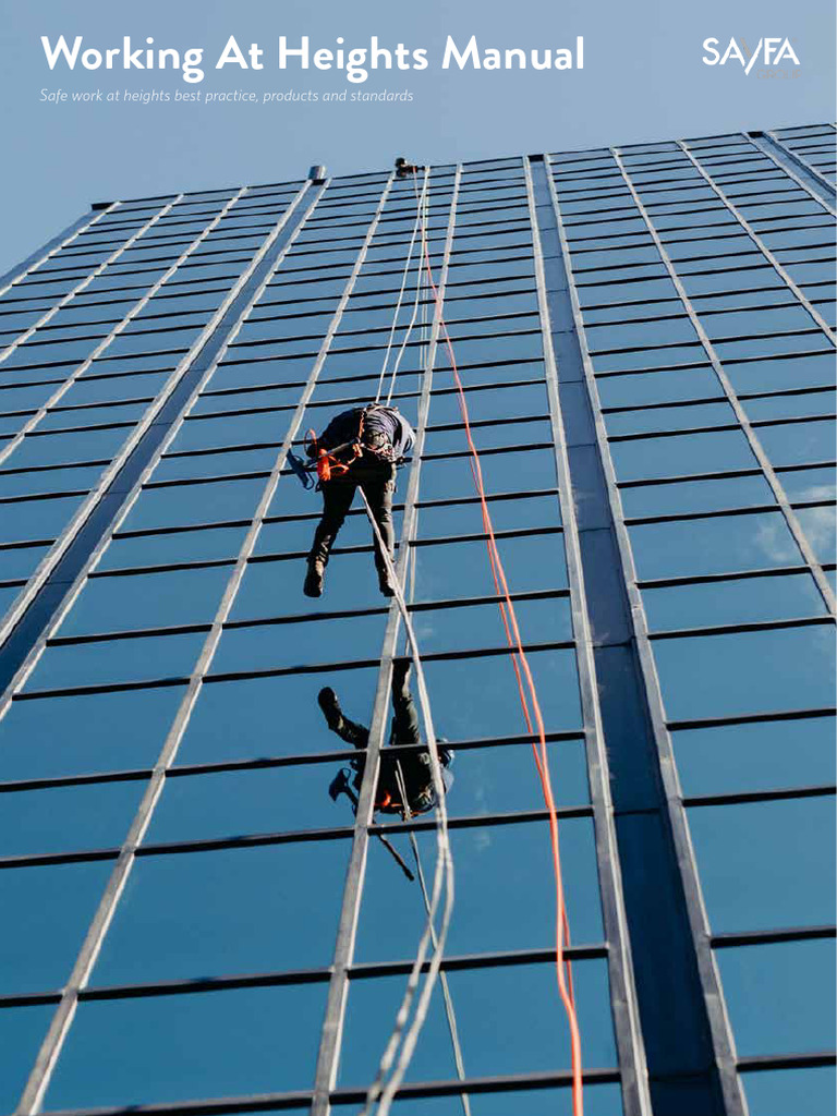 SAYFA Working at Heights Manual | PDF | Occupational Safety And Health ...
