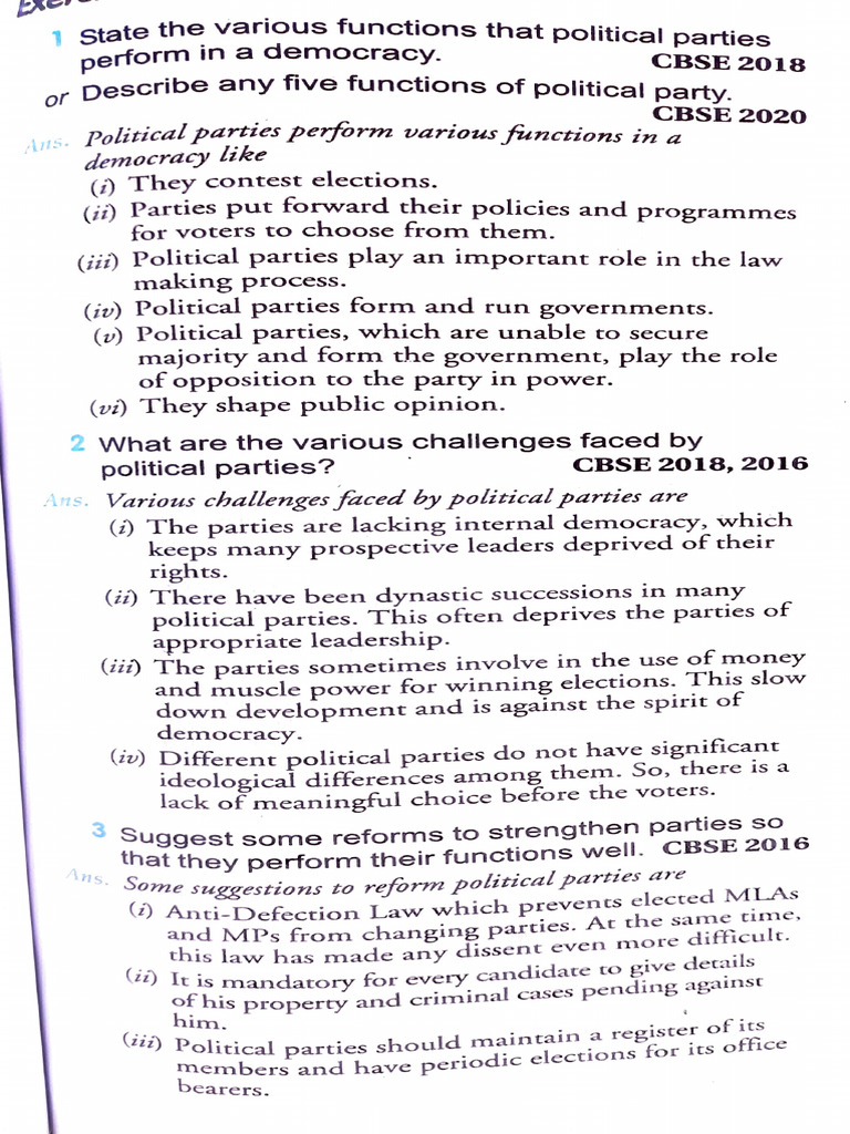 Political Parties | PDF | Political Parties | Elections