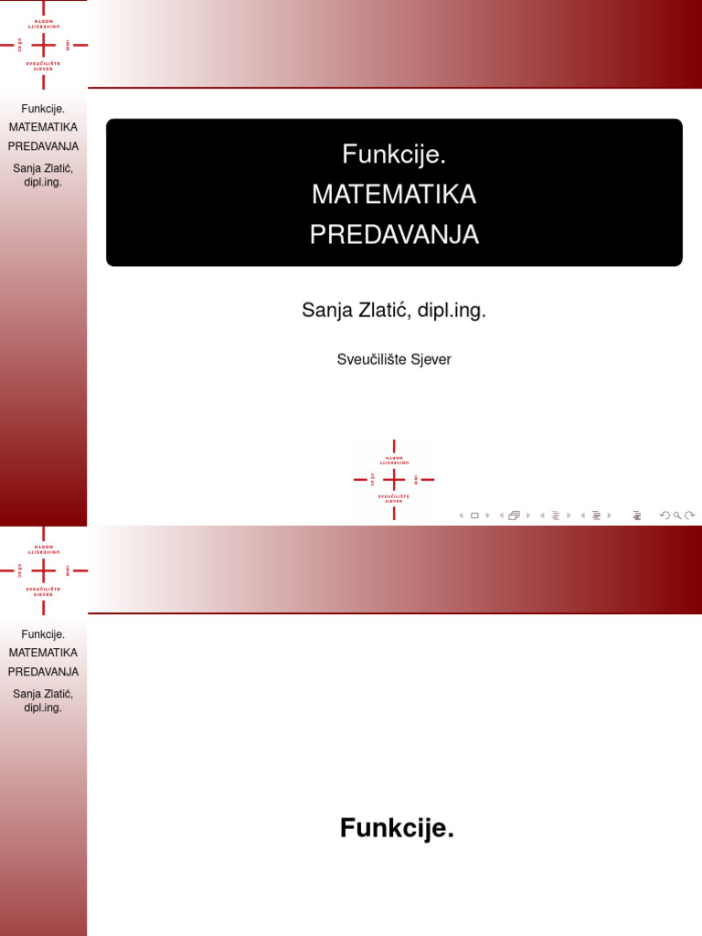 Funkcije Predavanja 15-11-2023 | PDF