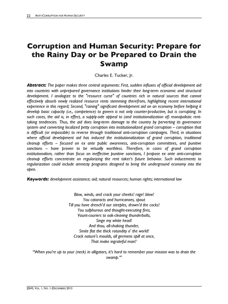 Corruption's Impact on Foreign Aid | PDF | Aids | Political Corruption