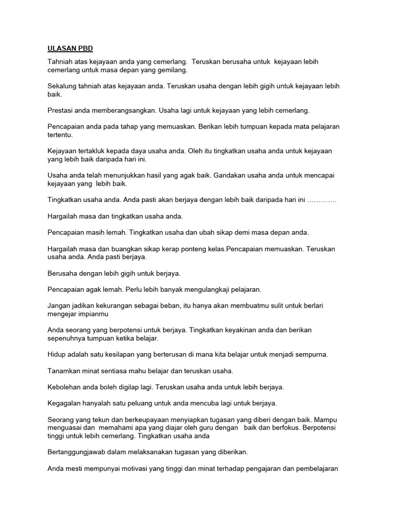 Ulasan PBD 2022 | PDF