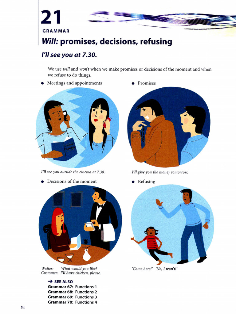 Will - Promises, Decisions, Refusing | PDF