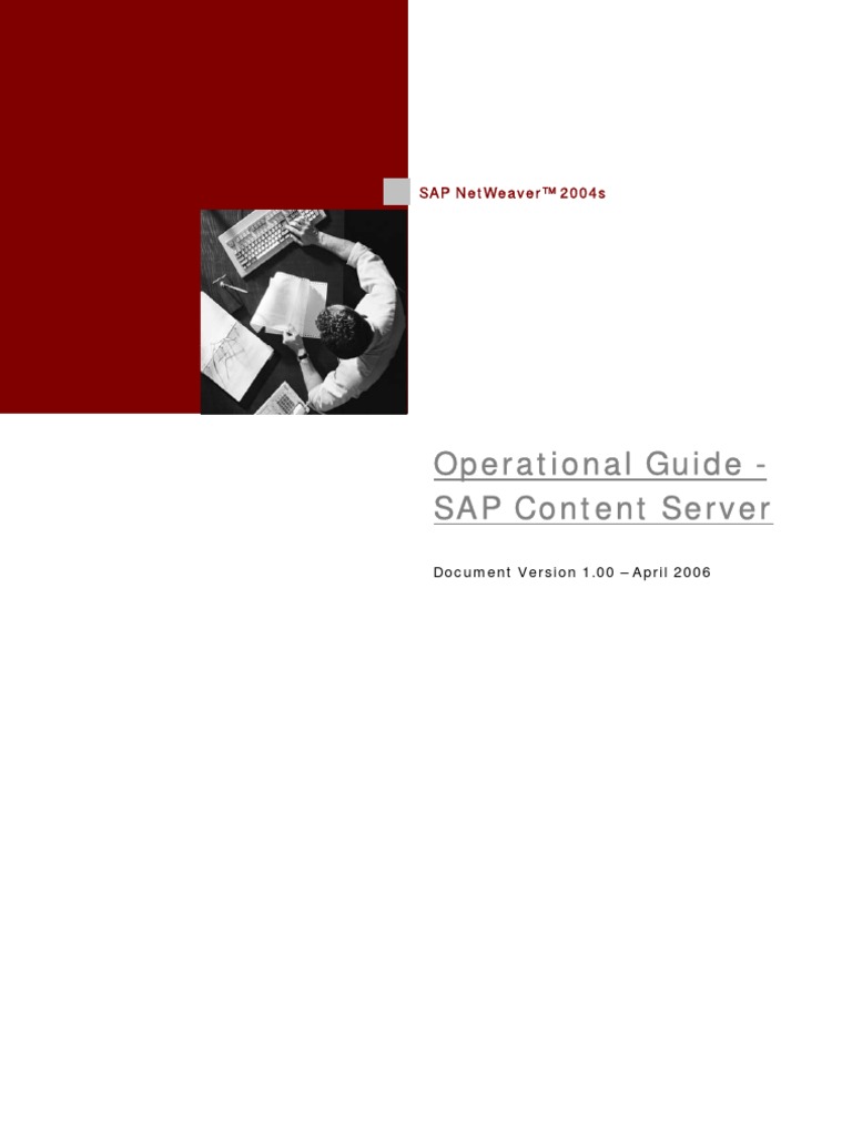SAP Content Server 6.40 - Operations Guide | PDF | Backup | Web Server