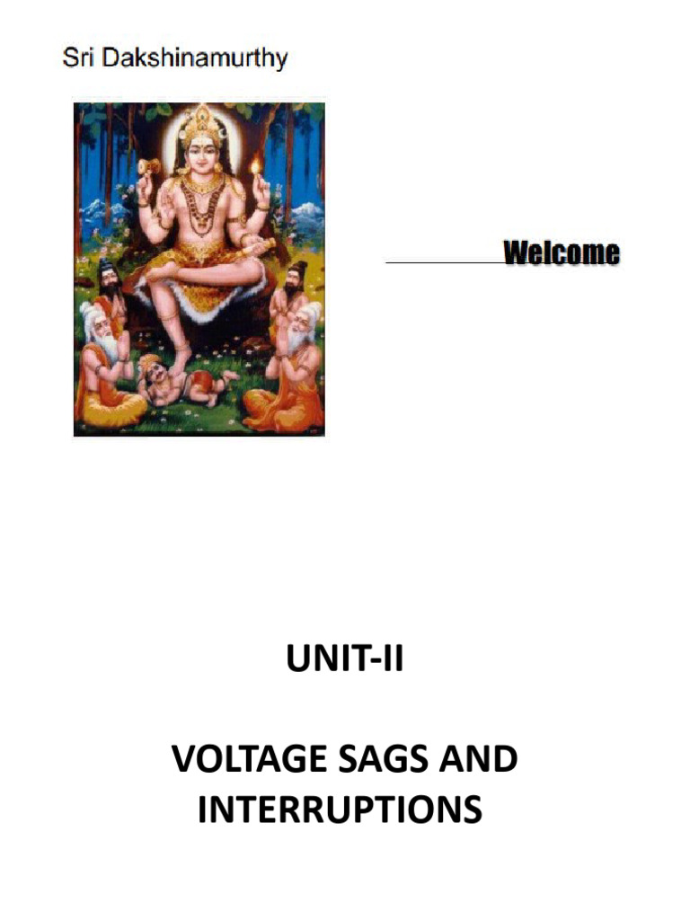 Electric Power Quality UG-UNIT-II | PDF | Electrical Substation ...