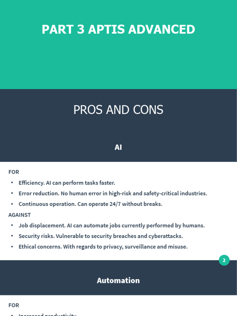 Aptis Advanced SPEAKING PART 3 | PDF | Communication | Credit