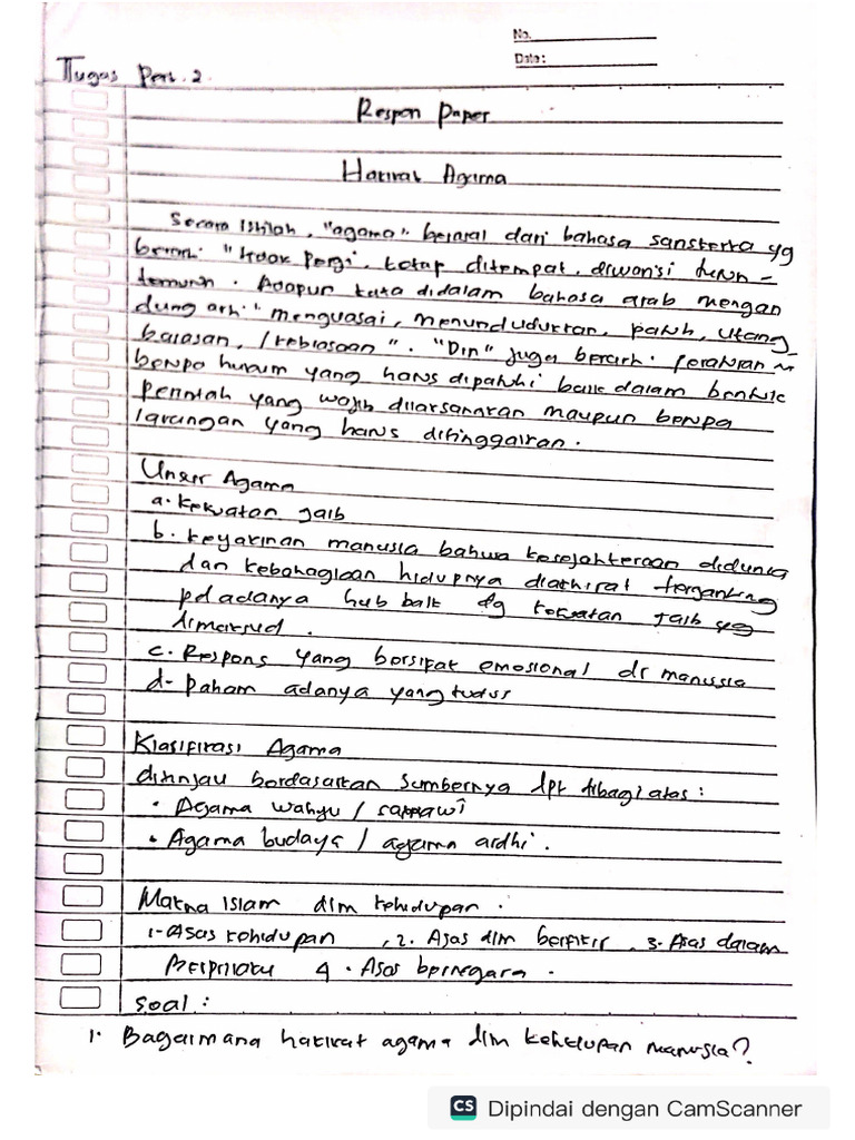 Respon Paper Pert.2 | PDF