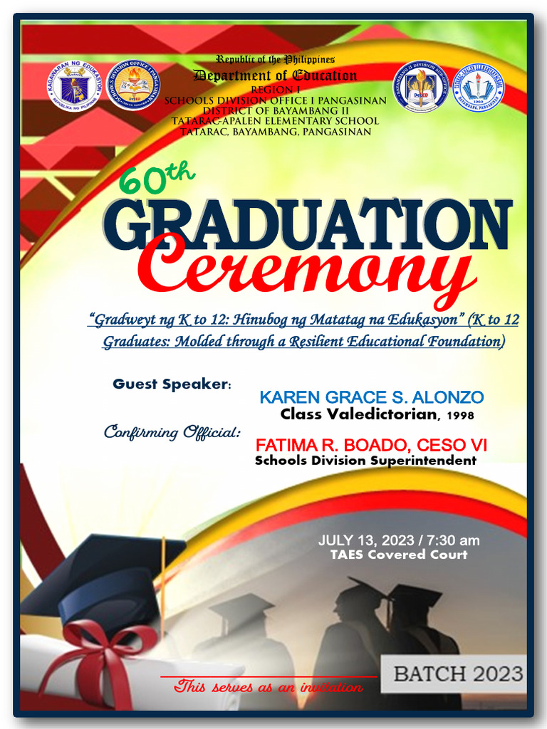 K to 12 Graduation Ceremony 2023 | PDF | Career & Growth