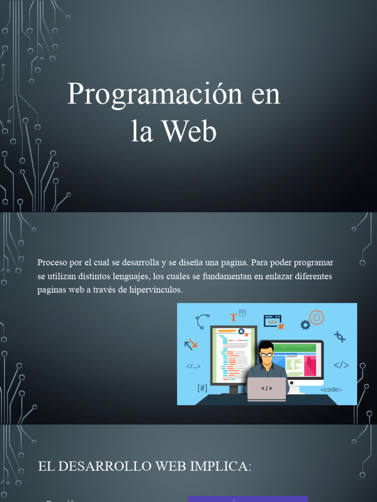 Lenguajes y Proceso de Programación Web | PDF