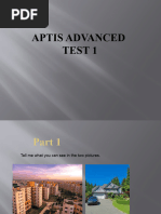 Aptis Web Aptis Advance Key Tests 1-4 | PDF
