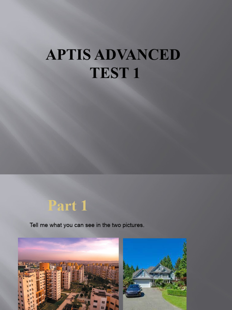Speaking Tests Aptis Advanced Web | PDF | Social Science