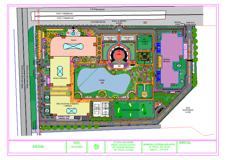 A1 Colour Site Plan New | PDF