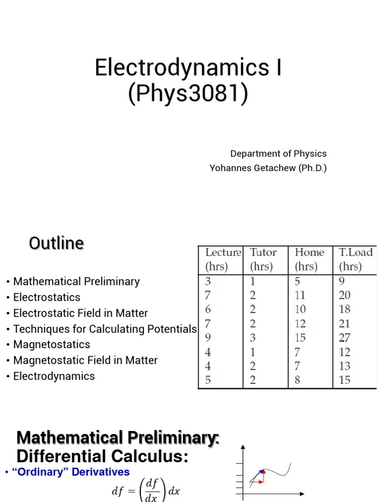 Lecture ch01 | PDF | Gradient | Divergence