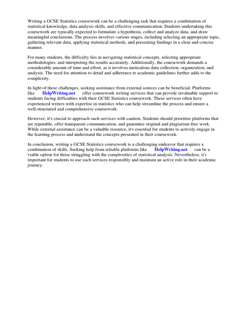 Gcse Statistics Coursework Hypothesis | PDF | Statistics | Sampling ...