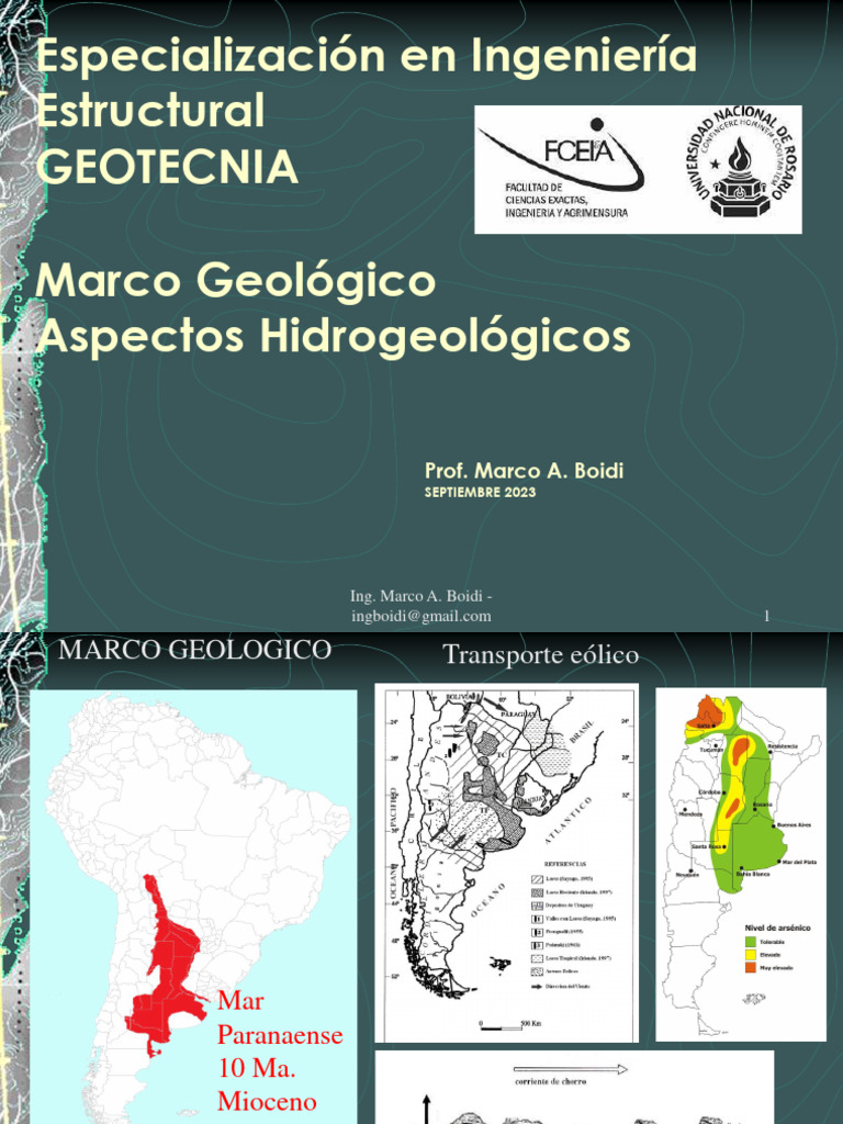 Marco Geologico e Hidrogeología | PDF | Agua subterránea | Precipitación