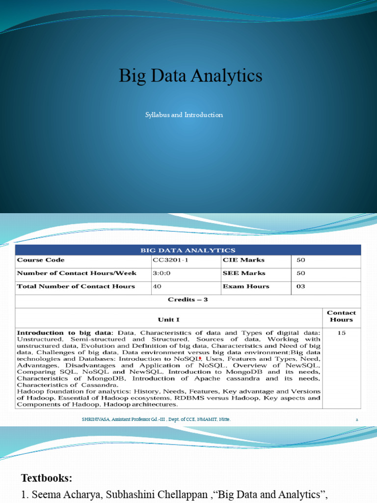 BDA Module1 | PDF | Big Data | Apache Hadoop