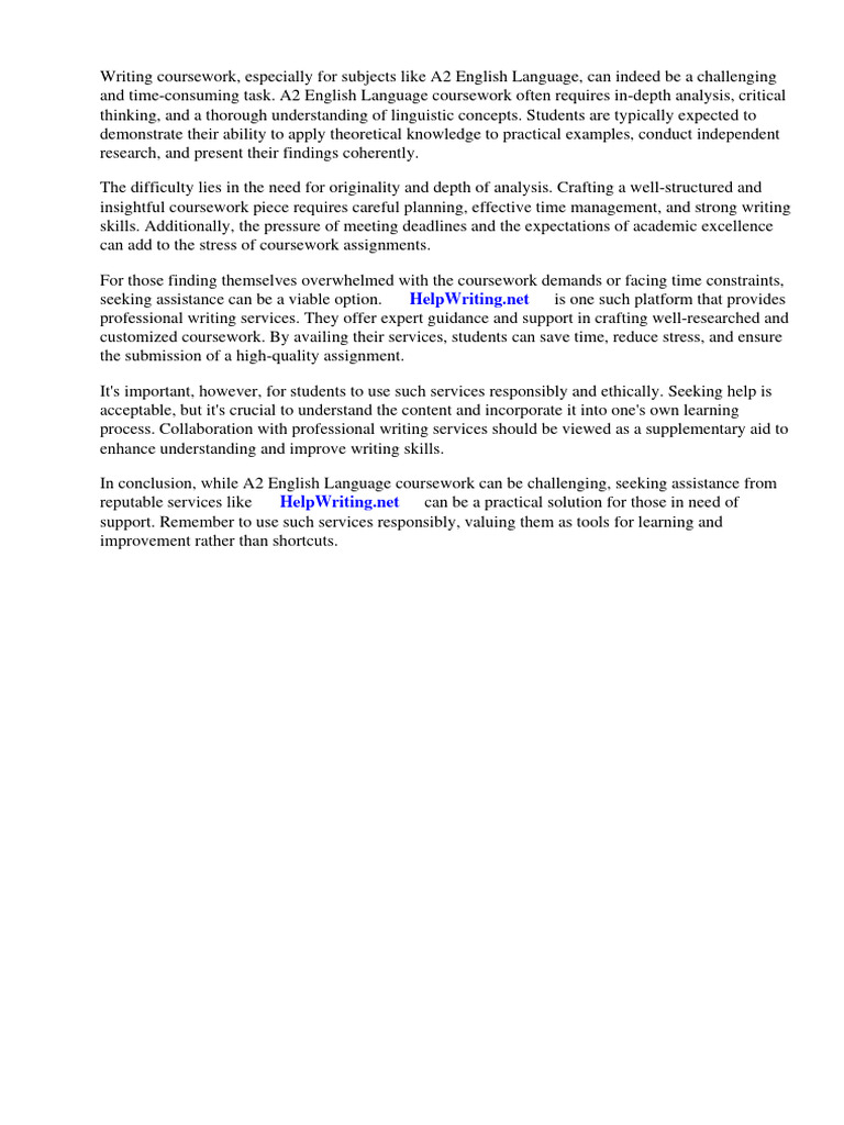 A2 English Language Coursework Questions | PDF | Gce Advanced Level ...
