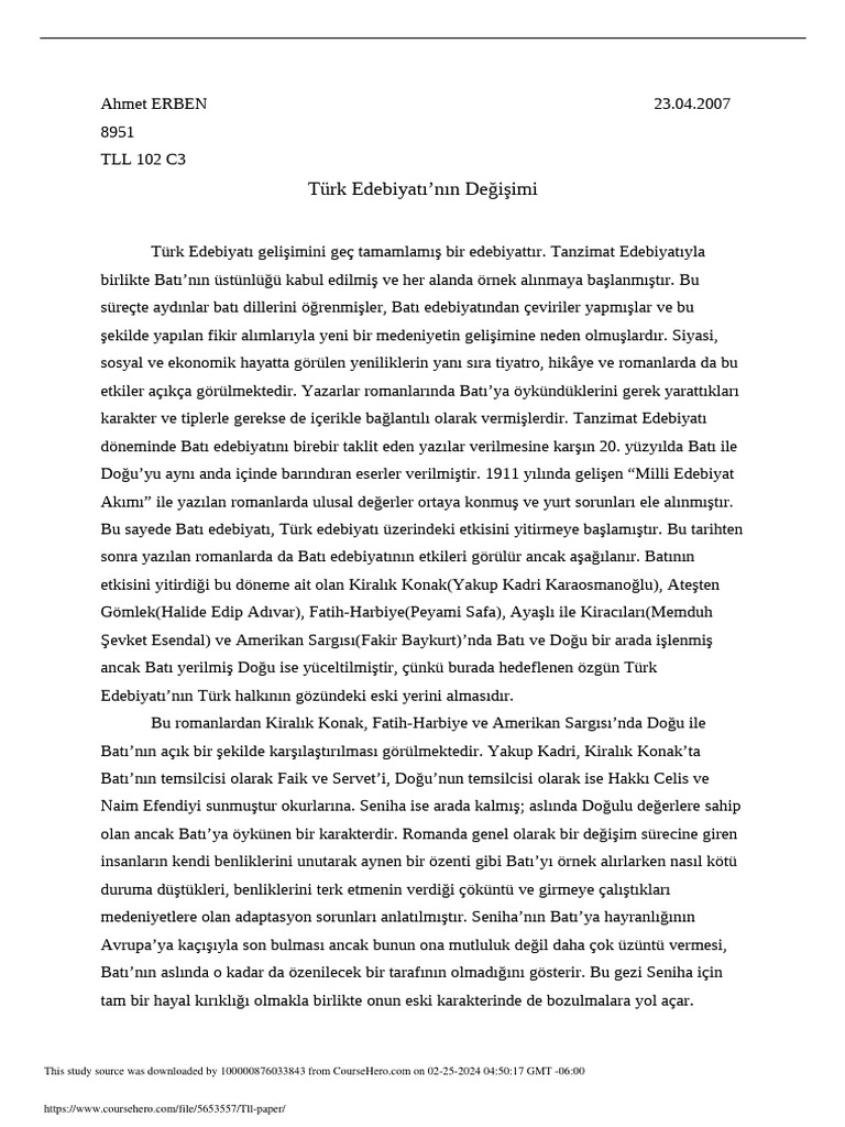 TLL Paper | PDF