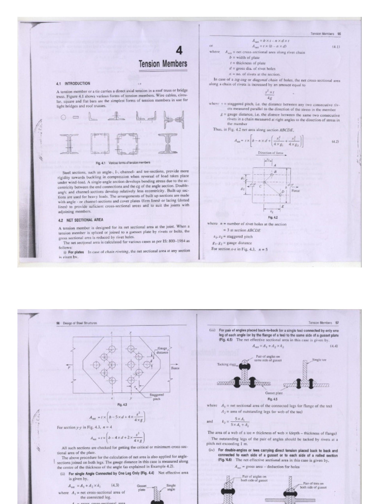 Tension Members Welded Connections | PDF