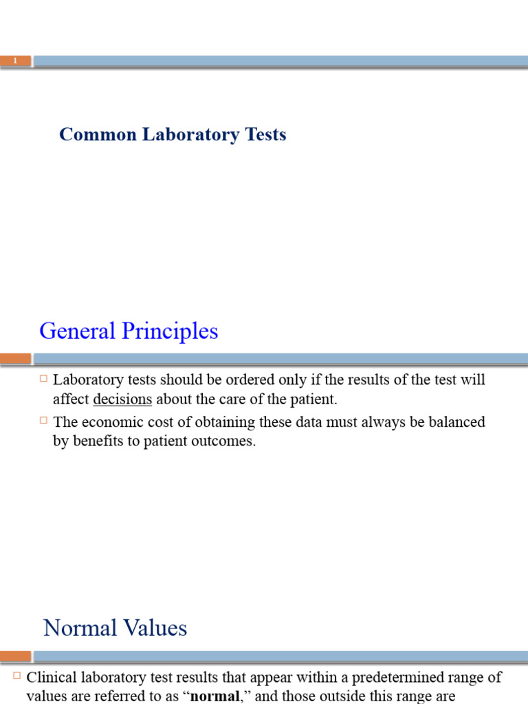 General Diagnostic Test | PDF | Sensitivity And Specificity | Medical ...