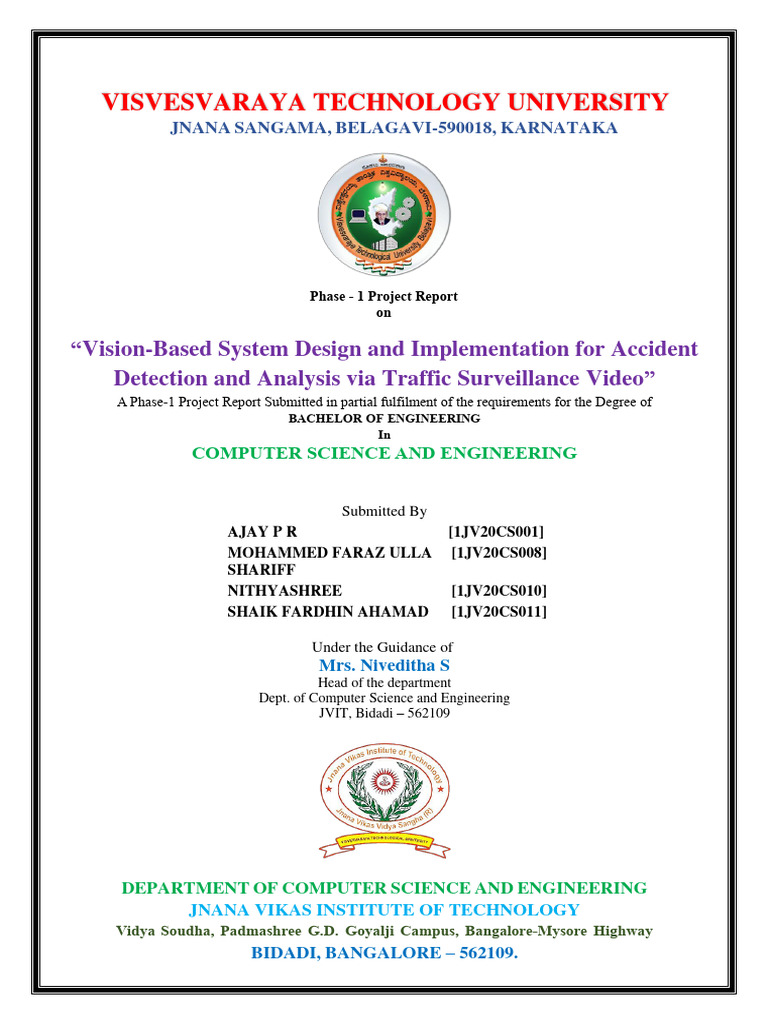 Traffic Report | PDF | Computer Vision | Use Case