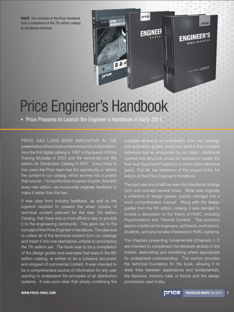 Price Engineer's Handbook | PDF | Heat Transfer | Sustainable Building