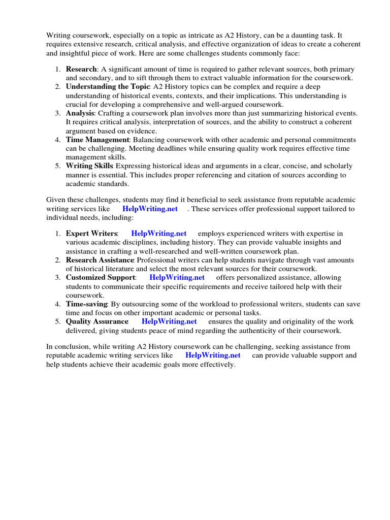 A2 History Coursework Plan | PDF | Gce Advanced Level (United Kingdom ... A2 History Coursework Plan | PDF | Gce Advanced Level (United Kingdom ...