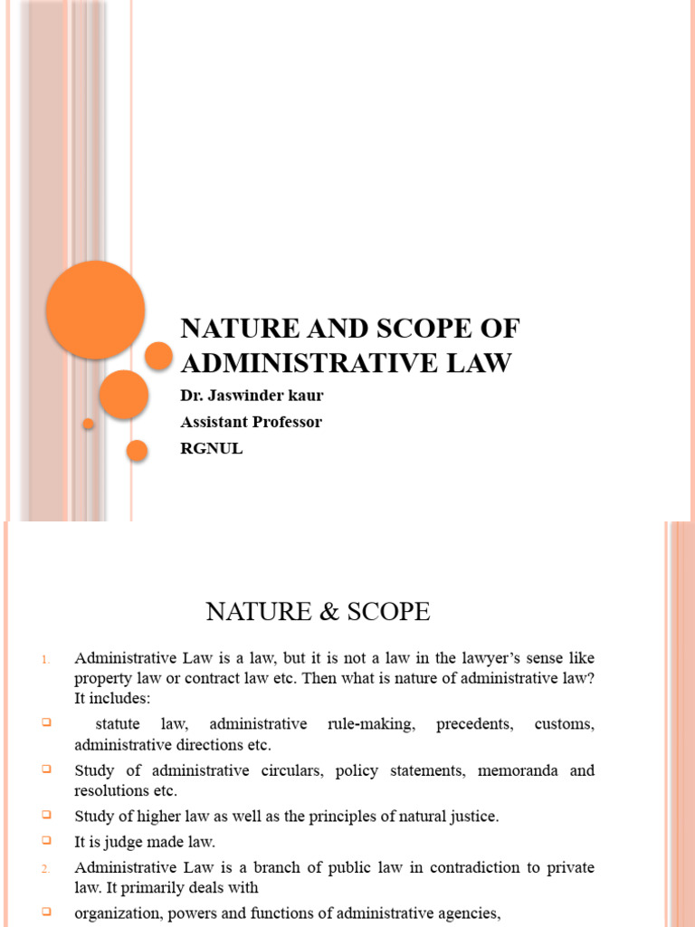 2 Nature and Scope of Administrative Law | PDF | Administrative Law ... 2 Nature and Scope of Administrative Law | PDF | Administrative Law ...